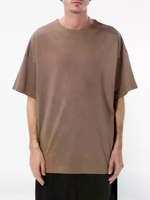 Fear Of God Clean Neck Short Sleeve T-shirt Brown