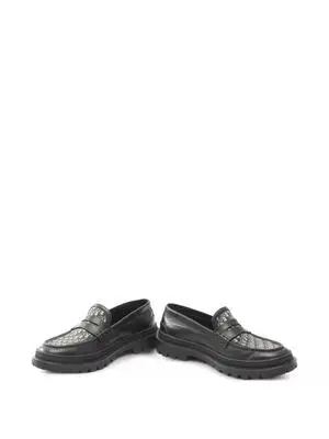 Dior 2010s Oblique Explorer Loafers - Black