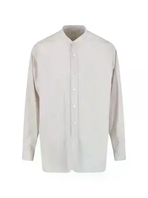 KAPTAIN SUNSHINE Band-collar Cotton Shirt