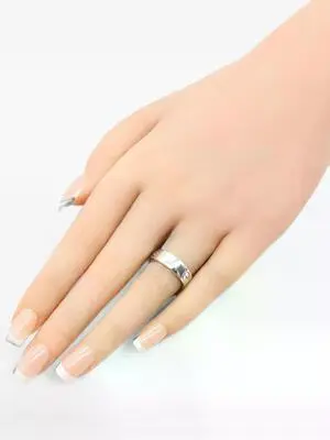 Cartier 2010s Love Diamond Ring - Silver