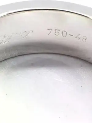 Cartier 2010s Love Diamond Ring - Silver