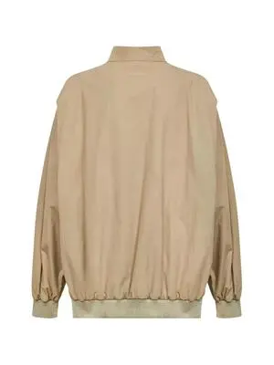 MAISON MARGIELA Zip-up Bomber Jacket - Neutrals