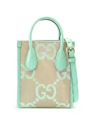 Gucci Mini Jumbo Gg Tote Bag - Neutrals