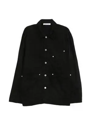 Études Studio Rivet-detailed Worker Jacket - Black