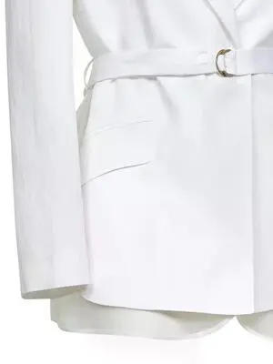 BLANCA VITA Belted Peak-lapel Jacket