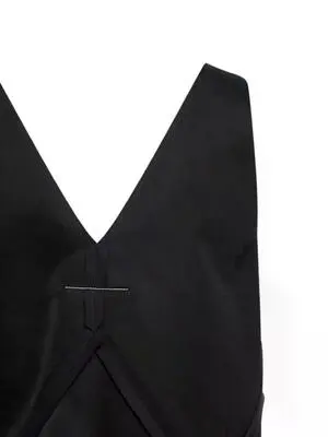 MAISON MARGIELA Paneled V-neck Top