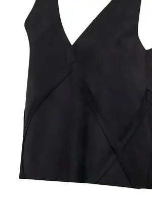 MAISON MARGIELA Paneled V-neck Top