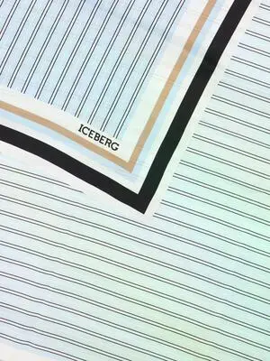 Iceberg Stripe-print Scarf