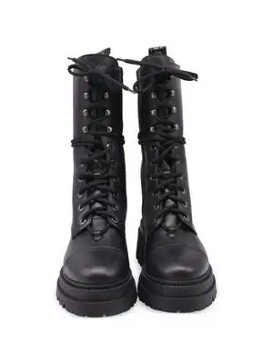Zadig&Voltaire Ride Leather High-top Boots - Black