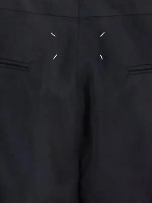 MAISON MARGIELA Wool Trousers - Black