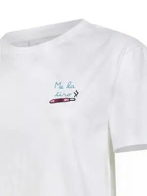 MC2 SAINT BARTH Embroidered Cotton T-shirt