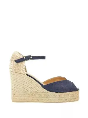 CastaÑer Bianca Wedge Sandals - Blue