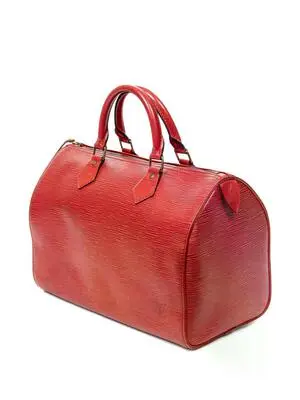LOUIS VUITTON Speedy Tote Bag - Red