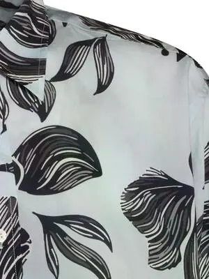 Altea Floral-print Shirt - Blue