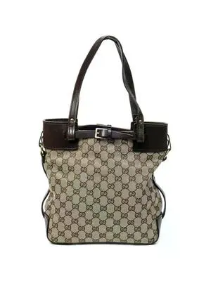 Gucci Gg Supreme Buckle Tote