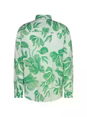 Altea Floral-print Shirt - Green