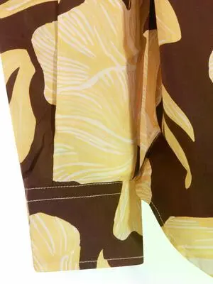 Altea Floral-print Shirt - Brown