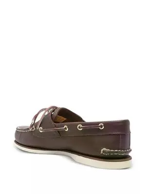 Timberland Lace-up Leather Boat Shoes