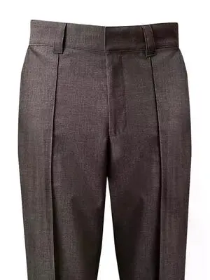 Calvin Klein Pressed-crease Trousers - Brown