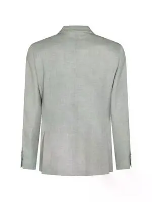 LARDINI Double-breasted Blazer - Grey