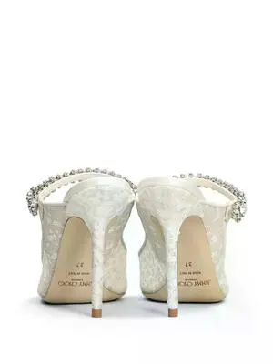 JIMMY CHOO Crystal-embellished Heeled Pumps