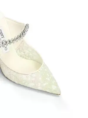 JIMMY CHOO Crystal-embellished Heeled Pumps