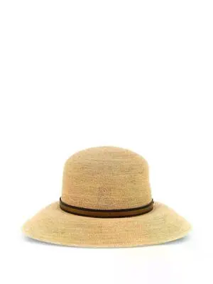 Borsalino Raffia Crochet Sun Hat