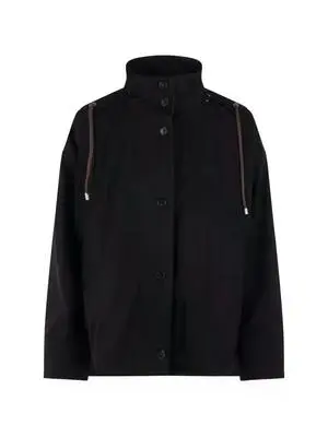 Loewe Hooded Button-fastening Jacket - Black