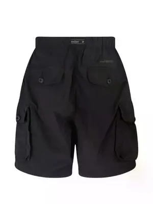 AND WANDER Belted Cargo Shorts - Black