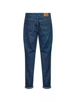 Brunello Cucinelli Solomeo Crest Five-pocket Jeans