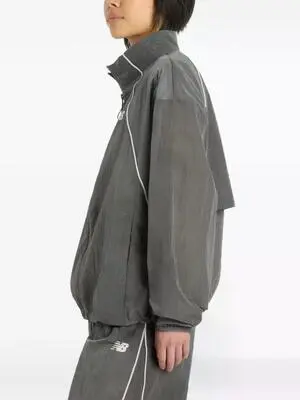 NEW BALANCE Sport Legacy Piping-detail Jacket - Grey