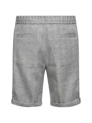 Brunello Cucinelli Chevron-pattern Pleated Shorts
