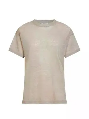 Brunello Cucinelli Ribbed-knit Short-sleeve Sweater