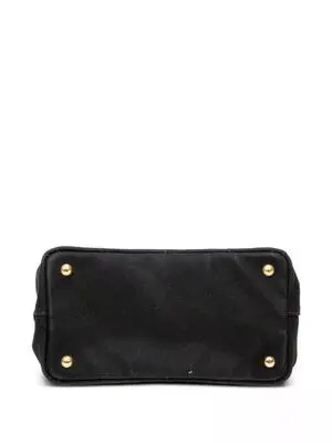 Prada Logo Print Tote Bag - Black