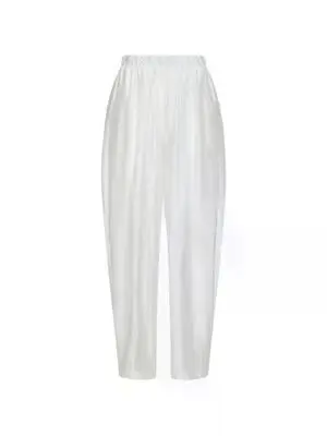 DARKPARK Sheer Balloon-leg Trousers - White