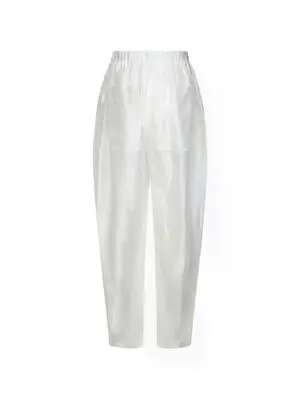 DARKPARK Sheer Balloon-leg Trousers - White
