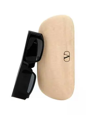 Valentino Garavani Vlogo Signature Rectangle-frame Sunglasses