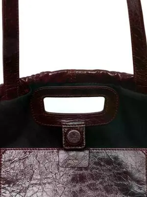 Maje M Leather Tote Bag - Red