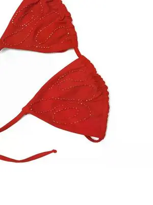 Paloma Wool Embellished Triangle Bikini Top