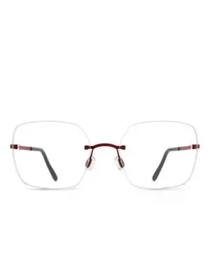 BLACKFIN Aero A-m Rimless-frame Glasses - Red