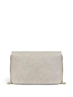 MARC ELLIS Everly Lizard-effect Clutch Bag - Neutrals