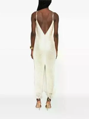BLESS Fringed Halterneck Dress
