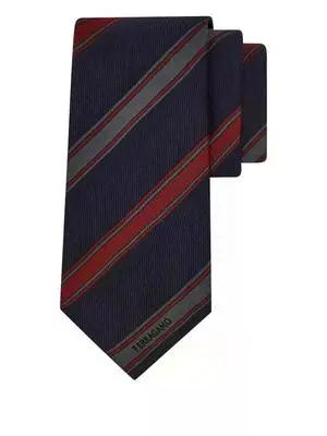 FERRAGAMO Jacquard Striped-pattern Neck Tie