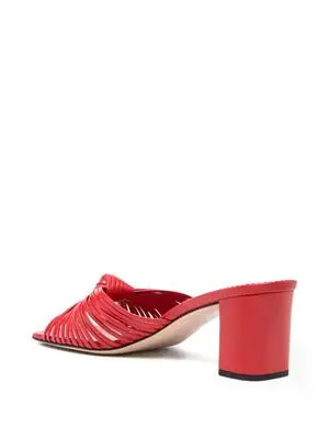 Valentino Garavani Knot-detail Sandals - Red