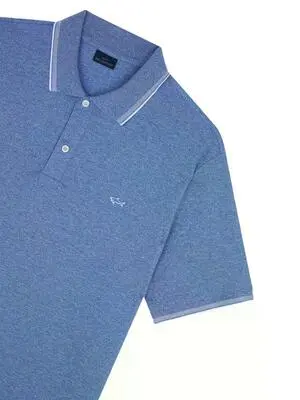 Paul & Shark Logo-appliqué Trimmed Polo Shirt