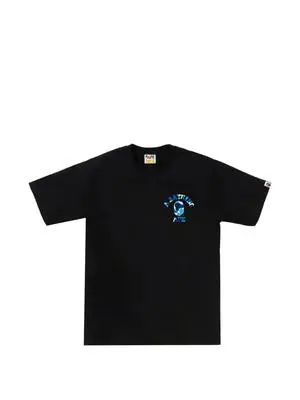 A BATHING APE Abc Camo College T-shirt - Black