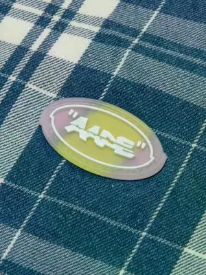 AAPE BY *A BATHING APE Splatter Plaid Shirt
