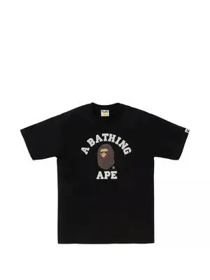A BATHING APE Ape Head Glitter T-shirt - Black