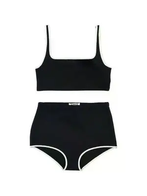 Auralee Contrast-trim Bikini
