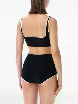 Auralee Contrast-trim Bikini
